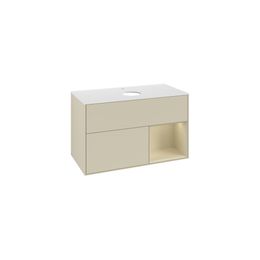 Villeroy & Boch V&B Waschtischunterschrank Finion 100, Pl w m, Rg si Gr m Lac, si Gr m Lac ; Villeroy & Boch (F781HJHJ)