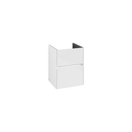 Villeroy & Boch V&B Waschtischunterschrank Collaro 47,2x61x40,4cm, WT mittig, glossy white ; Villeroy & Boch (C14100DH)
