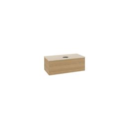 Villeroy & Boch V&B Waschtischunterschrank mit Frontstruktur Antao 100x36x50cm, WBP-farbe botti., honey oak ; Villeroy & Boch (K31113HN)