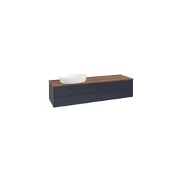 Villeroy & Boch V&B Waschtischunterschrank ohne Frontstruktur Antao 160x50cm, WBP-farbe w. wal, md bl. m Lac ; Villeroy & Boch (K26012HG)