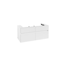 Villeroy & Boch V&B Waschtischunterschrank Collaro 120x54,8x50cm, WT mittig, white matt ; Villeroy & Boch (C09100MS)
