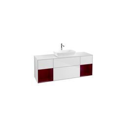 Villeroy & Boch V&B Waschtischunterschrank Wandbeleuchtung Finion 160cm, Pl w m, Reg Peo m Lac, wh. m Lac ; Villeroy & Boch (G861HBMT)