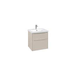 Villeroy & Boch V&B Waschtischunterschrank Subway 3.0 57,2x57,6x47,8cm, m LE/Gr mon., cashm Gr ; Villeroy & Boch (C578L2VN)