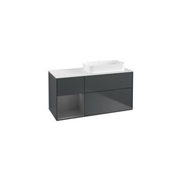 Villeroy & Boch V&B Waschtischunterschrank Wandbeleuchtung Finion 120x60 cm, Rg l Anthrac. m, md bl. m Lac ; Villeroy & Boch (G681GKHG)
