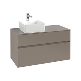 Villeroy & Boch V&B Waschtischunterschrank Collaro 100x54,8x50cm, Waschtisch links, taupe ; Villeroy & Boch (C03900VM)