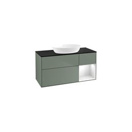 Villeroy & Boch V&B Waschtischunterschrank Wandbeleuchtung Finion 120cm, Pl b m, Rg g wh. Lac, Oli. m Lac ; Villeroy & Boch (GA72GFGM)