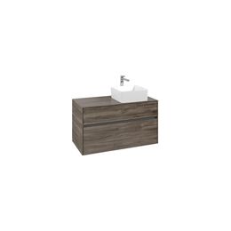 Villeroy & Boch V&B Waschtischunterschrank Collaro 100x54,8x50cm, WT rechts, stone oak ; Villeroy & Boch (C04000RK)
