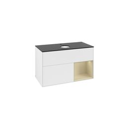 Villeroy & Boch V&B Waschtischunterschrank Finion 100, Pl b m, Reg si Gr m Lac, wh. m Lac ; Villeroy & Boch (F782HJMT)