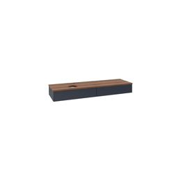 Villeroy & Boch V&B Waschtischunterschrank ohne Frontstruktur -Beleuchtung Antao 160x50cm, HL, WBP w. wal, md bl. m Lac ; Villeroy & Boch (L15052HG)