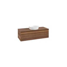 Villeroy & Boch V&B Waschtischunterschrank ohne Frontstruktur Antao 120x36x50cm, WBP-farbe w. wal, w. walnut ; Villeroy & Boch (K32012HM)