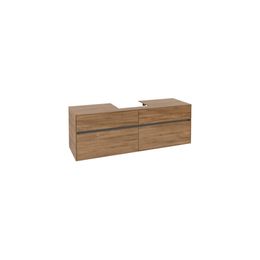 Villeroy & Boch V&B Waschtischunterschrank Collaro 160x54,8x50cm, WT mittig, kansas oak ; Villeroy & Boch (C07700RH)