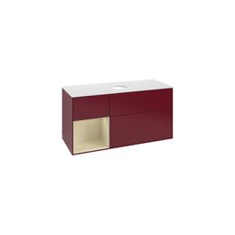 Villeroy & Boch V&B Waschtischunterschrank Finion 120cm, Pl wh. m, Reg si Gr m Lac, Peo m ; Villeroy & Boch (FA61HJHB)