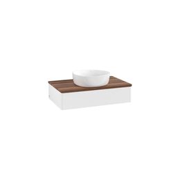 Villeroy & Boch V&B Waschtischunterschrank ohne Frontstruktur Antao 80x19x50cm, WBP-farbe w. wal, wh. m Lac ; Villeroy & Boch (K08012MT)