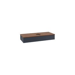 Villeroy & Boch V&B Waschtischunterschrank mit Frontstruktur, mit Beleuchtung Antao 120x19x50cm, HL, WBP w wal, md bl. m Lac ; Villeroy & Boch (L10152HG)