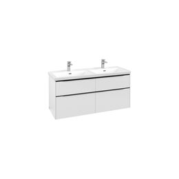 Villeroy & Boch V&B Waschtischunterschrank Subway 3.0 127,2x56,6x47,8cm, m LE/Gr vo bla, P wh. ; Villeroy & Boch (C568L1VF)