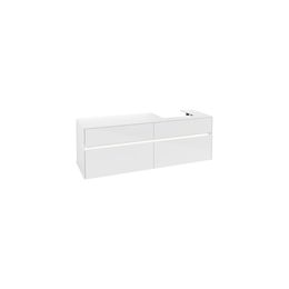 Villeroy & Boch V&B Waschtischunterschrank Collaro 160x54,8x50cm, WT r, LED 12W, glo wh. ; Villeroy & Boch (C079B0DH)