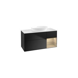 Villeroy & Boch V&B Waschtischunterschrank Wandbeleuchtung Finion 120cm, Pl wh. m, Reg Oa ven, bla m Lac ; Villeroy & Boch (GA71PCPD)