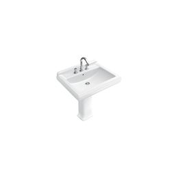 Villeroy & Boch V&B Waschtisch Hommage 75x58cm, P bla C+, 1 Hahnloch, Überlauf ; Villeroy & Boch (710175R7)