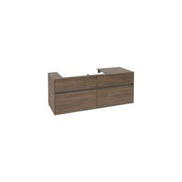 Villeroy & Boch V&B Waschtischunterschrank Collaro 140x54,8x50cm, WT links, arizona oak ; Villeroy & Boch (C08900VH)