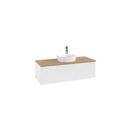 Villeroy & Boch V&B Waschtischunterschrank ohne Frontstruktur Antao 120x36x50cm, HL, WBP hon. Oa, wh. m Lac ; Villeroy & Boch (K32051MT)