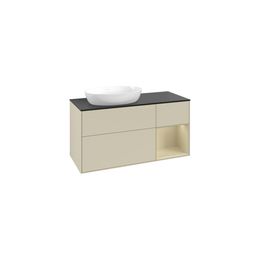 Villeroy & Boch V&B Waschtischunterschrank Finion 120cm, Pl b m, si Gr m Lac, si Gr m Lac ; Villeroy & Boch (FA52HJHJ)
