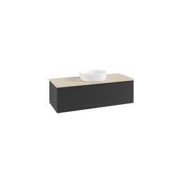 Villeroy & Boch V&B Waschtischunterschrank mit Frontstruktur, mit Beleuchtung Antao 120x36x50cm, WBP-farbe botti., bla m Lac ; Villeroy & Boch (L32113PD)