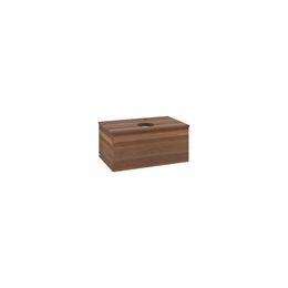 Villeroy & Boch V&B Waschtischunterschrank mit Frontstruktur Antao 80x36x50cm, HL, WBP-farbe w. wal, w. wal ; Villeroy & Boch (K30152HM)