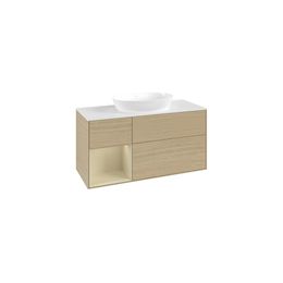 Villeroy & Boch V&B Waschtischunterschrank Finion 120cm, Pl wh. m, Reg si Gr m Lac, Oa ven ; Villeroy & Boch (FA61HJPC)
