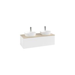 Villeroy & Boch V&B Waschtischunterschrank mit Frontstruktur Antao 120x36x50cm, HL, WBP botti., wh. m Lac ; Villeroy & Boch (K35153MT)