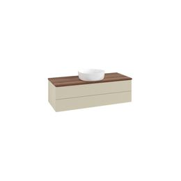 Villeroy & Boch V&B Waschtischunterschrank mit Frontstruktur, mit Beleuchtung Antao 120x36x50cm, WBP w. wal, si Gr m Lac ; Villeroy & Boch (L21112HJ)