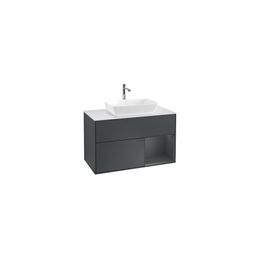 Villeroy & Boch V&B Waschtischunterschrank Wandbeleuchtung Finion 100, Pl w m, Reg md m Lac, md bl. m Lac ; Villeroy & Boch (G781HGHG)