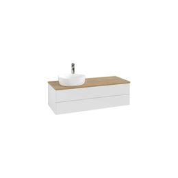 Villeroy & Boch V&B Waschtischunterschrank ohne Frontstruktur, mit Beleuchtung Antao 120x36x50cm, HL, WBP hon. Oa, g wh. Lac ; Villeroy & Boch (L22051GF)