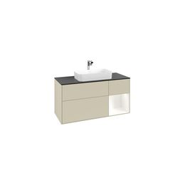 Villeroy & Boch V&B Waschtischunterschrank Finion 120cm, Pl b m, Rg r w m Lac, si Gr m Lac ; Villeroy & Boch (F302MTHJ)