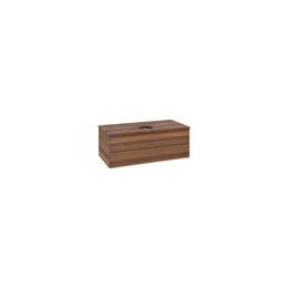 Villeroy & Boch V&B Waschtischunterschrank ohne Frontstruktur Antao 100x36x50cm, WBP-farbe w. wal, w. walnut ; Villeroy & Boch (K20012HM)