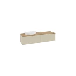 Villeroy & Boch V&B Waschtischunterschrank ohne Frontstruktur -Beleuchtung Antao 160x50cm, WBP-farbe hon. Oa, si Gr m Lac ; Villeroy & Boch (L37011HJ)