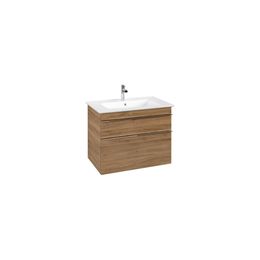 Villeroy & Boch V&B Waschtischunterschrank Venticello 75,3x59x50,2cm, Griff Chrom, kansas oak ; Villeroy & Boch (A92501RH)