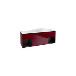 Villeroy & Boch V&B Waschtischunterschrank Wandbeleuchtung Finion 160cm, Pl wh. m, Reg bla m Lac, Peo m ; Villeroy & Boch (GD01PDHB)