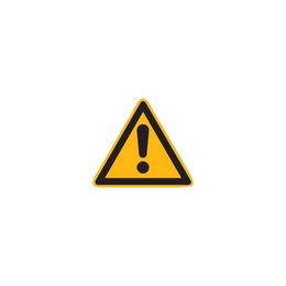 SafetyMarking Warnschild Aluminium SL 200 mm Warnung vor einer Gefahrenstelle ; WOLK (11.0197)