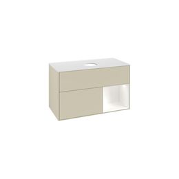 Villeroy & Boch V&B Waschtischunterschrank Finion 100, Pl w m, Reg wh. m Lac, si Gr m Lac ; Villeroy & Boch (FA21MTHJ)