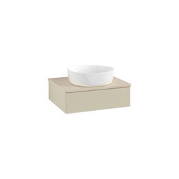Villeroy & Boch V&B Waschtischunterschrank mit Frontstruktur Antao 60x19x50cm, WBP botti., si Gr m Lac ; Villeroy & Boch (K07113HJ)
