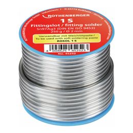 Rothenberger Fittingslot 1S, 2mm, 250g, Spule (45252)
