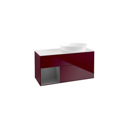 Villeroy & Boch V&B Waschtischunterschrank Wandbeleuchtung Finion 120cm, Pl w m, Reg Anthrac. m Lac, Peo m ; Villeroy & Boch (GA41GKHB)