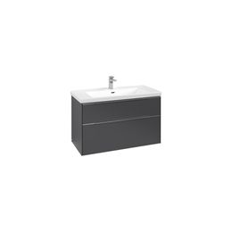 Villeroy & Boch V&B Waschtischunterschrank Subway 3.0 97,3x57,6x47,8cm, m LE/Gr Alu gl, graph. ; Villeroy & Boch (C570L0VR)
