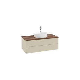 Villeroy & Boch V&B Waschtischunterschrank mit Frontstruktur Antao 100x36x50cm, HL, WBP w. wal, si Gr m Lac ; Villeroy & Boch (K20152HJ)