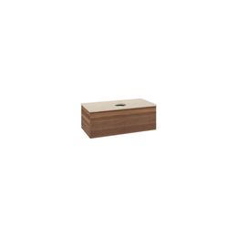 Villeroy & Boch V&B Waschtischunterschrank mit Frontstruktur Antao 100x36x50cm, HL, WBP botti., w. wal ; Villeroy & Boch (K31153HM)