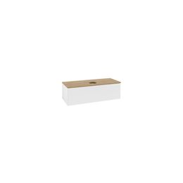 Villeroy & Boch V&B Waschtischunterschrank ohne Frontstruktur Antao 120x36x50cm, WBP hon. Oa, wh. m Lac ; Villeroy & Boch (K32011MT)