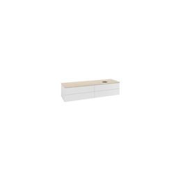 Villeroy & Boch V&B Waschtischunterschrank mit Frontstruktur Antao 160x50cm, WBP-farbe botti., glo wh. Lac ; Villeroy & Boch (K27113GF)