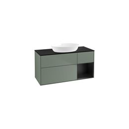 Villeroy & Boch V&B Waschtischunterschrank Wandbeleuchtung Finion 120cm, Pl b m, Reg bla m Lac, Oli. m Lac ; Villeroy & Boch (GA72PDGM)