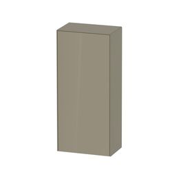 Duravit Halbhochschrank White Tulip 40x24x88cm, 1 T, An li, steingrau hgl (WT1322LH2H2)