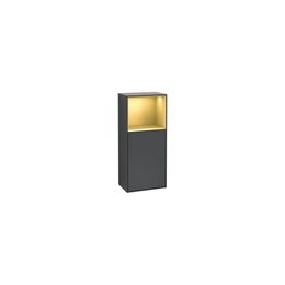 Villeroy & Boch V&B Seitenschrank Finion 41,8x93,6cm, l, Rg o gol m, md bl. m Lac ; Villeroy & Boch (F500HFHG)